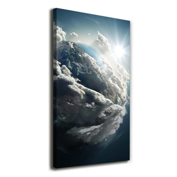 ModernMoments Planet Erde - Kunstdrucke auf Leinwand - Wrapped Canvas | Wayfair.de